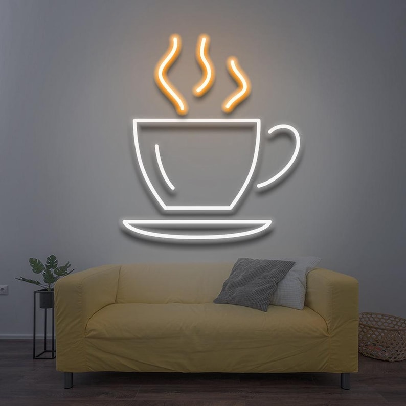 Cup - LED Neon Sign - Etsy