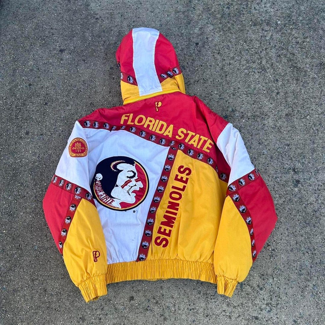 Vintage 90s Florida State Seminoles Pro Player Puffer Jacket Size XL - Etsy