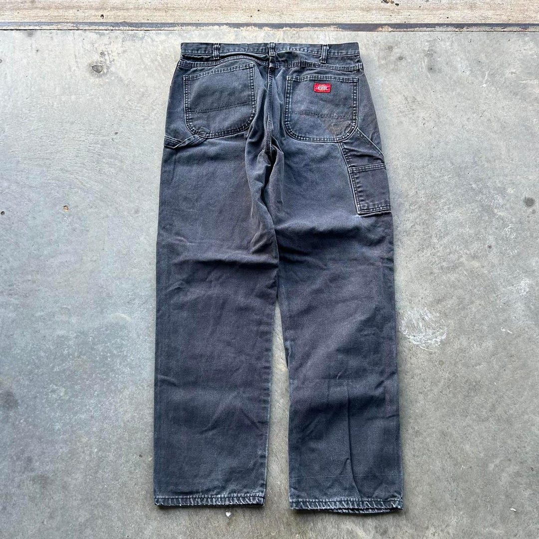 Vintage Dickies Black Carpenter Jeans Nice Fade Size 38 X 34 - Etsy