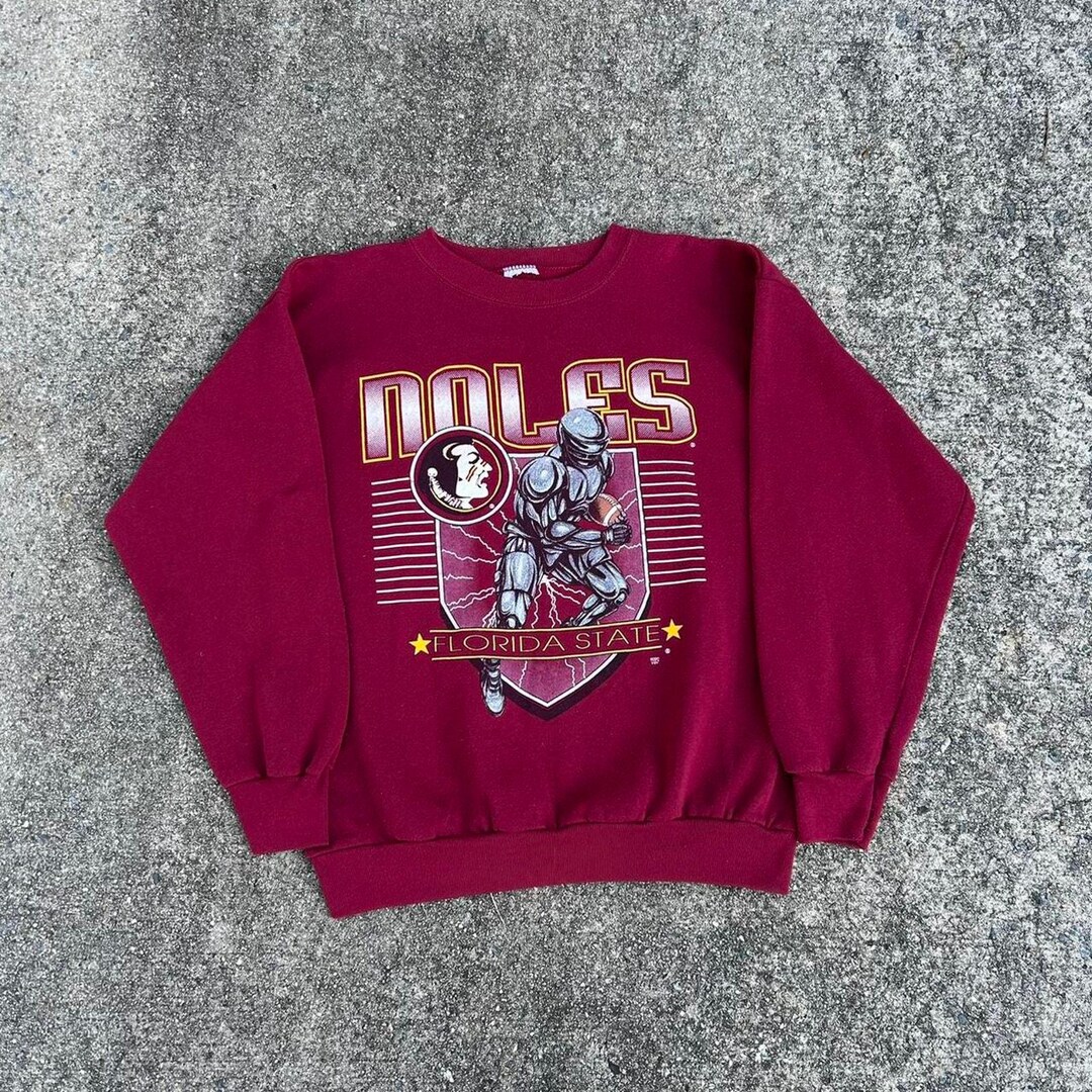Vintage 90s FSU Florida State University Sweatshirt Crewneck - Etsy