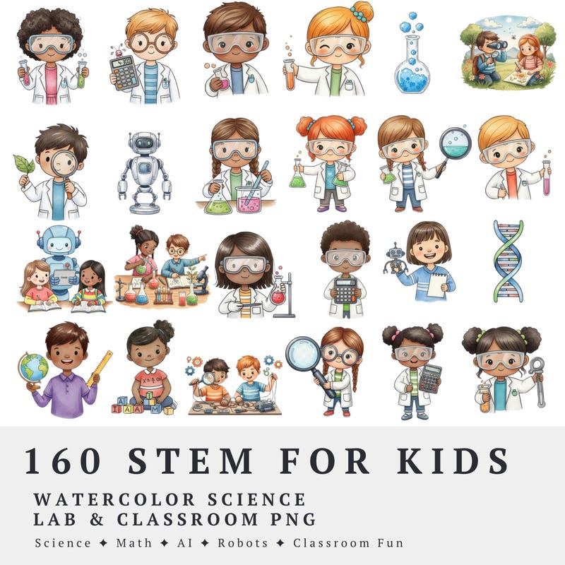 Stem Clipart - Etsy