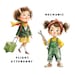 Watercolor Kids Professions Clipart Set | 30 Children Jobs PNG | Career ...