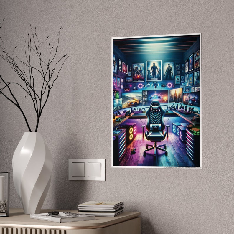 Gamer Room Poster! the Ultimate Gaming Room Poster, Image Packed With ...