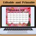 Editable Printable December 2024 Calendar - Santa & Reindeer Christmas ...