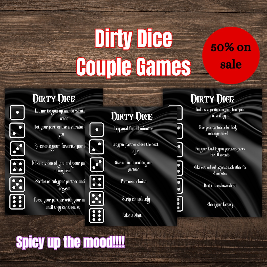 Dirty Dice Game , Couples Games , Adult Games for Couples , Printable ...