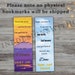 Printable Matching Bookmarks for Booktok Lovers Cute, Perfect Gift for ...