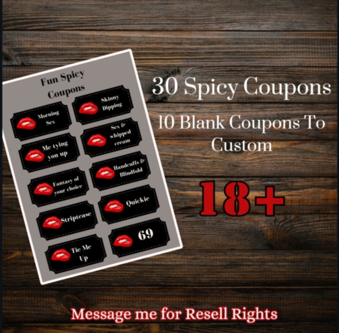 Fun and Flirty Love Coupons | Steamy Love Coupons | Unique Love Coupons ...