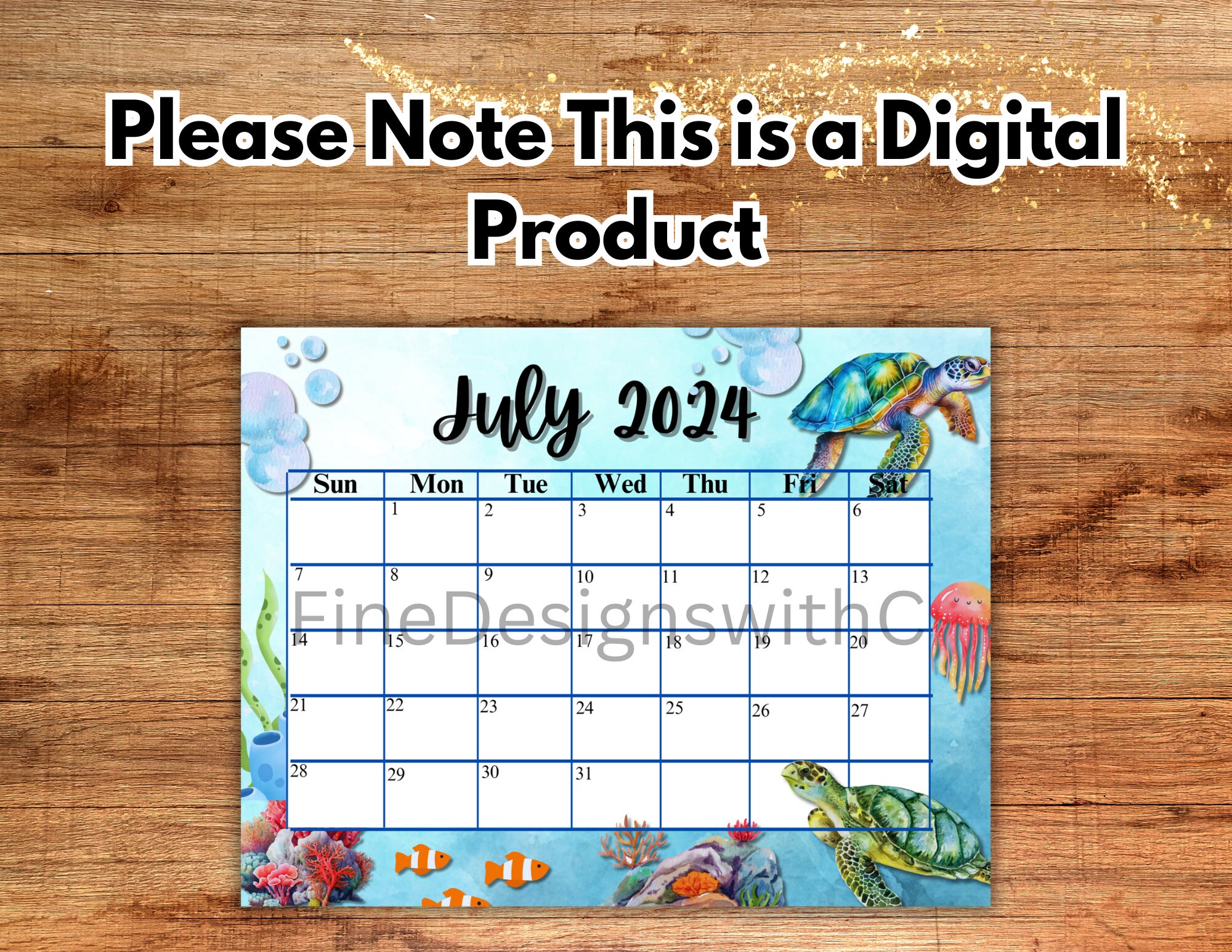 July 2024 Calendar, 4th July Independence Day, Printable Monthly ...