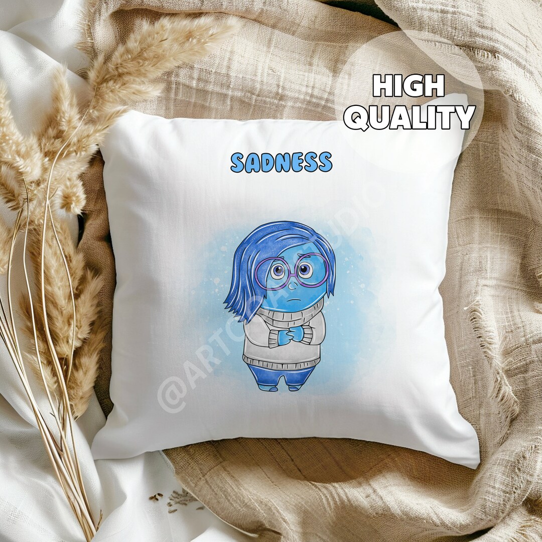 Sadness Inside Out 2 Pillow - Its Okay to Feel of the Feels, Gift for ...