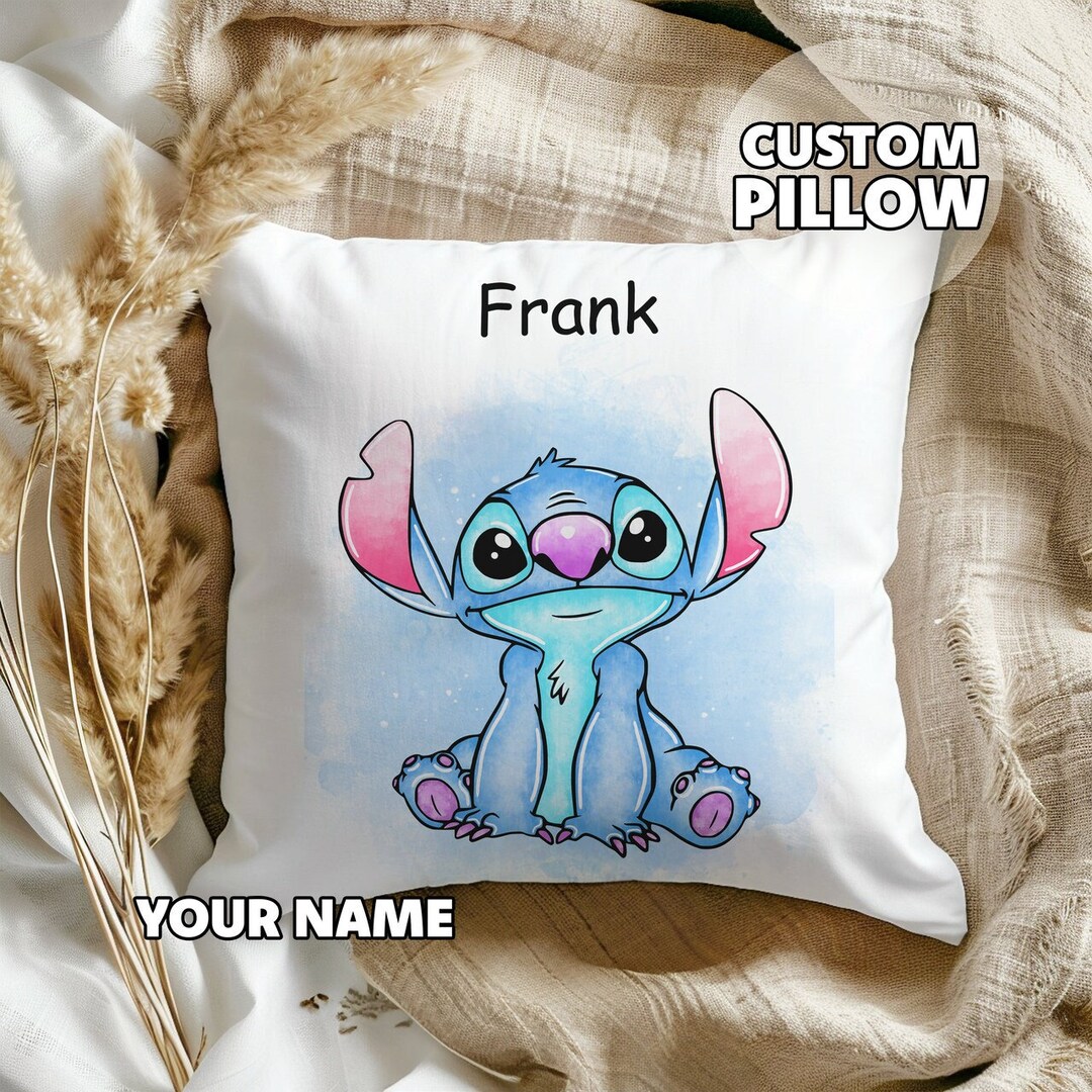 Personalized Lilo and Stitch Pillow Custom Pillow, Gift for Kids, Kids ...