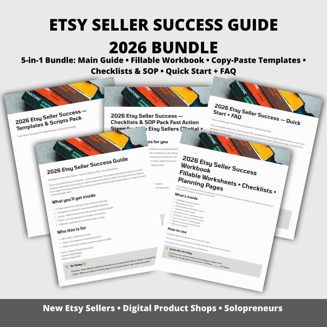 2026 Etsy Seller Success Guide: Strategies & Tips for New Etsy Shop ...