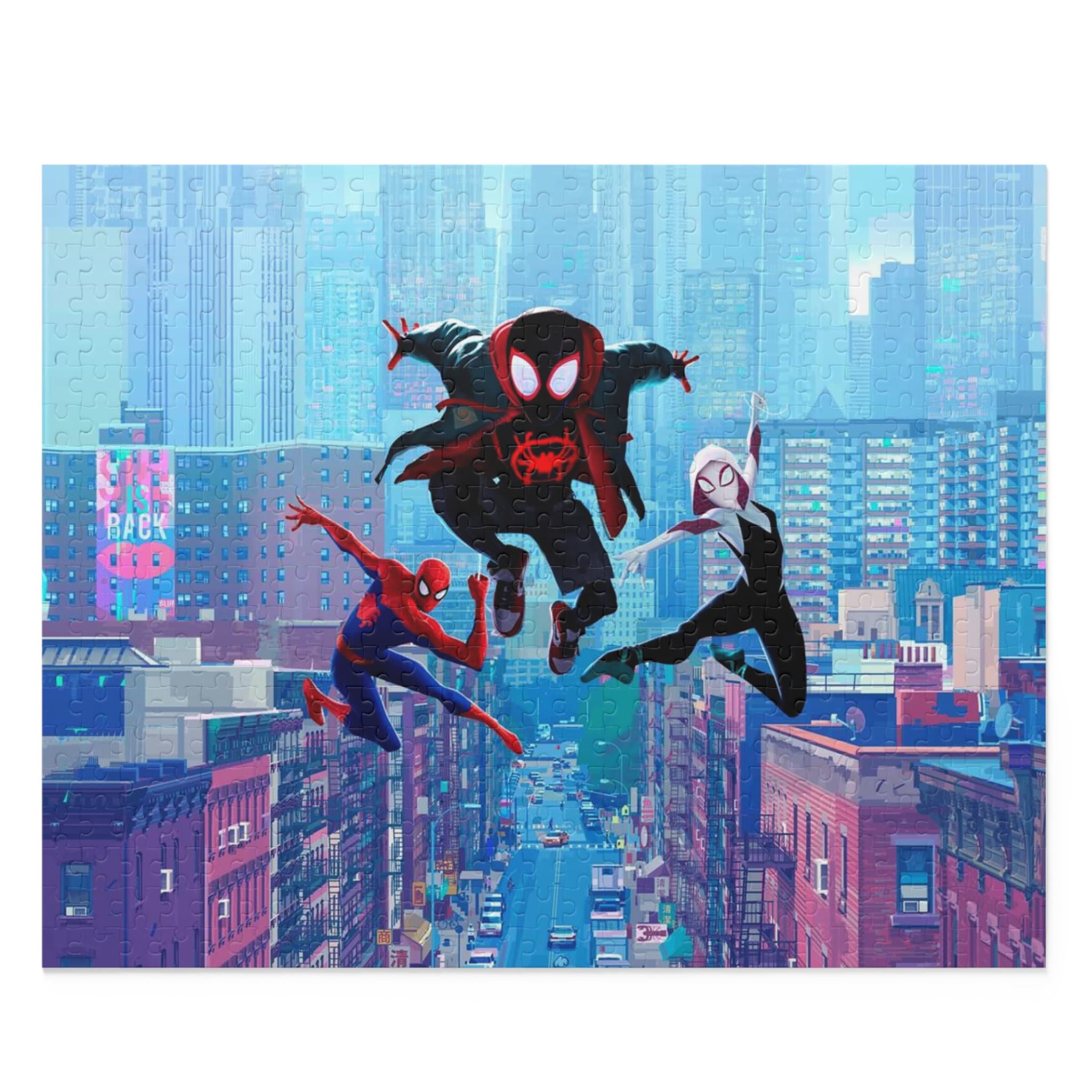 Spiderman Into the Spider-verse Puzzle - Etsy