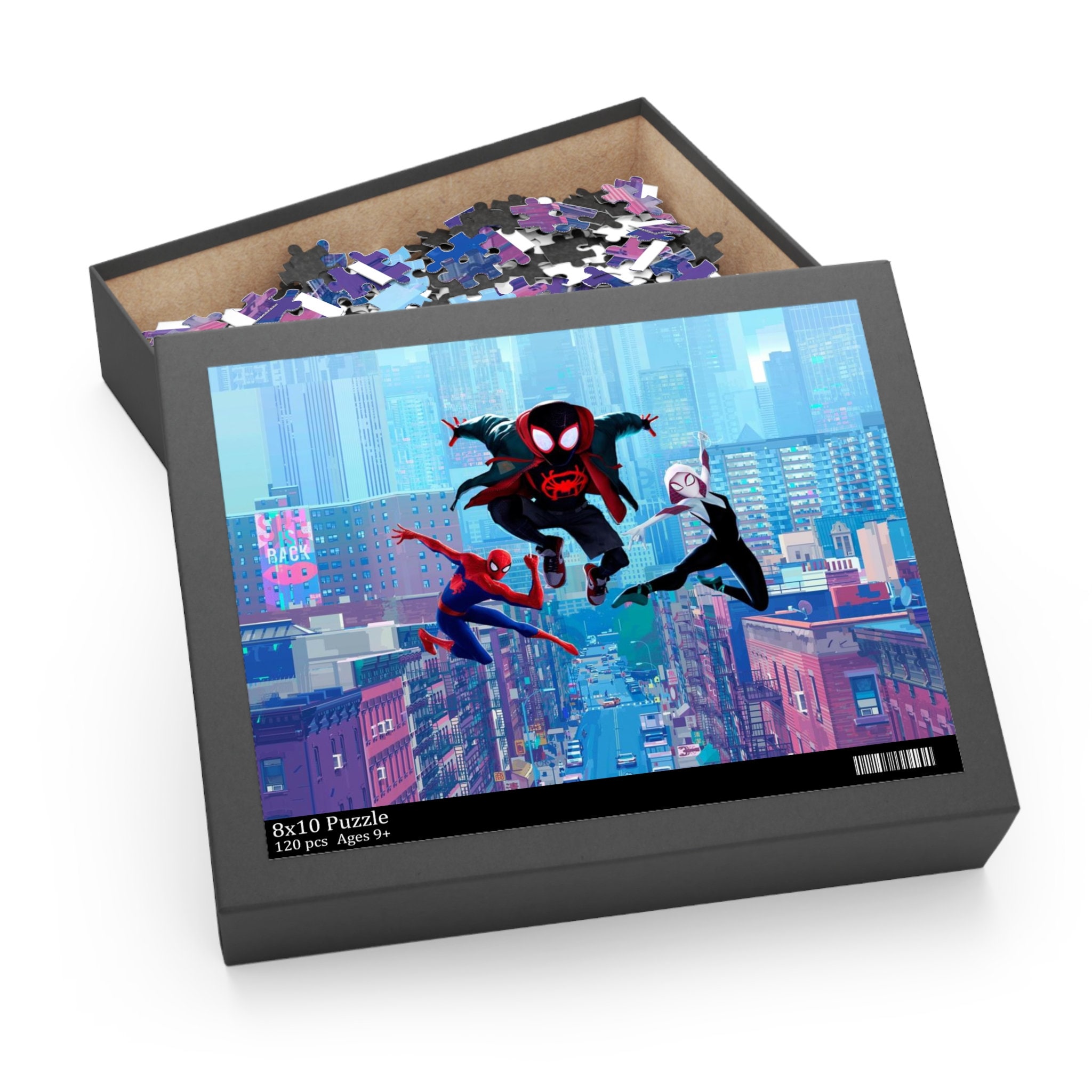 Spiderman Into the Spider-verse Puzzle - Etsy