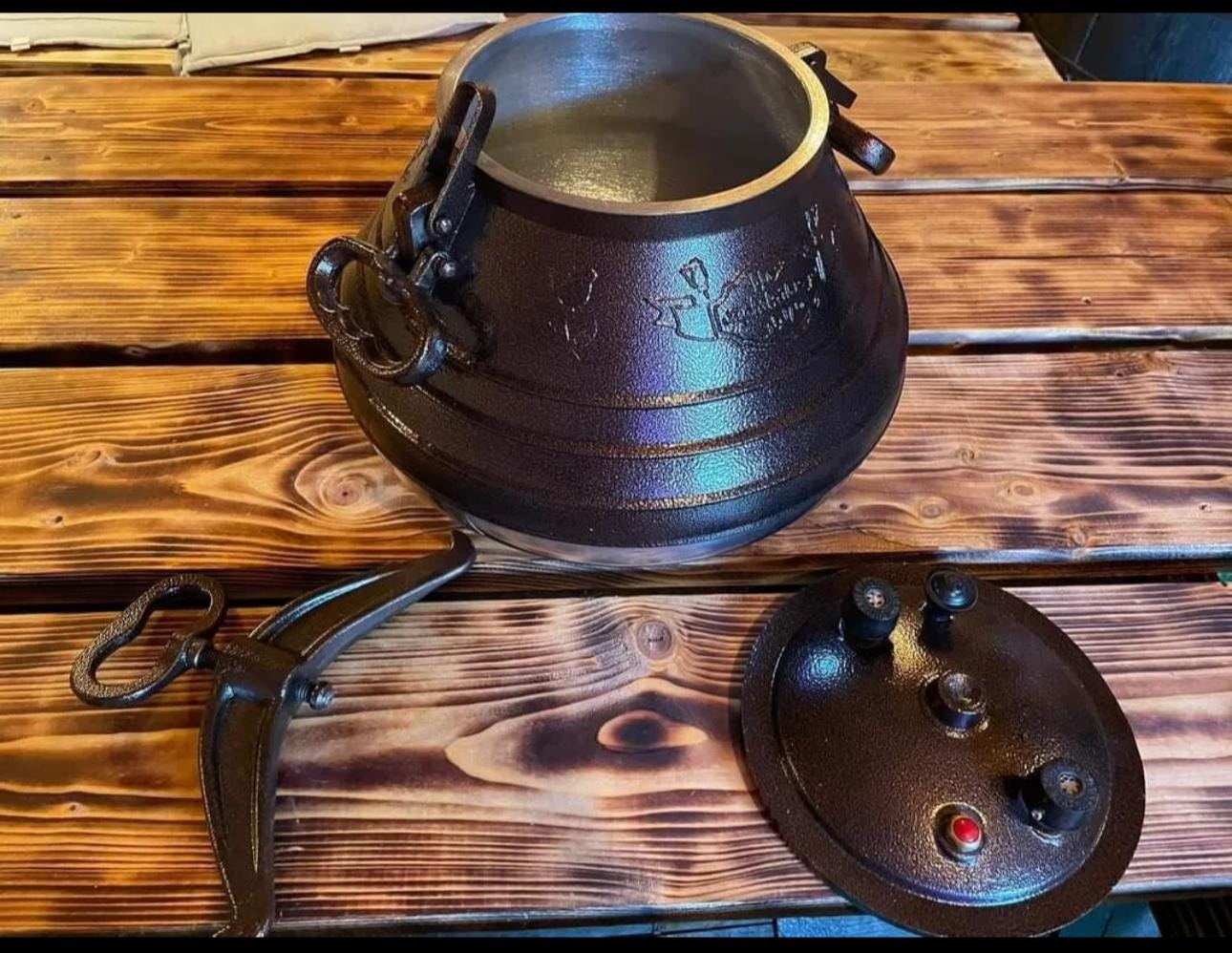 20L Kazan Afghan,pot Camping Cooking Pot,pressure Cooker,fire Pot ...