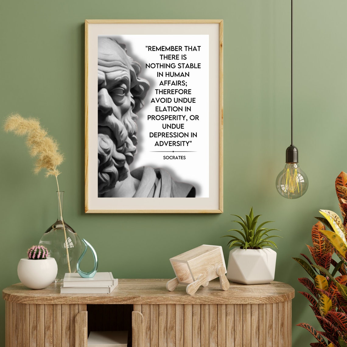 Socrates Quote Poster, Socrates Quote Wall Art, Athenian Philosopher ...
