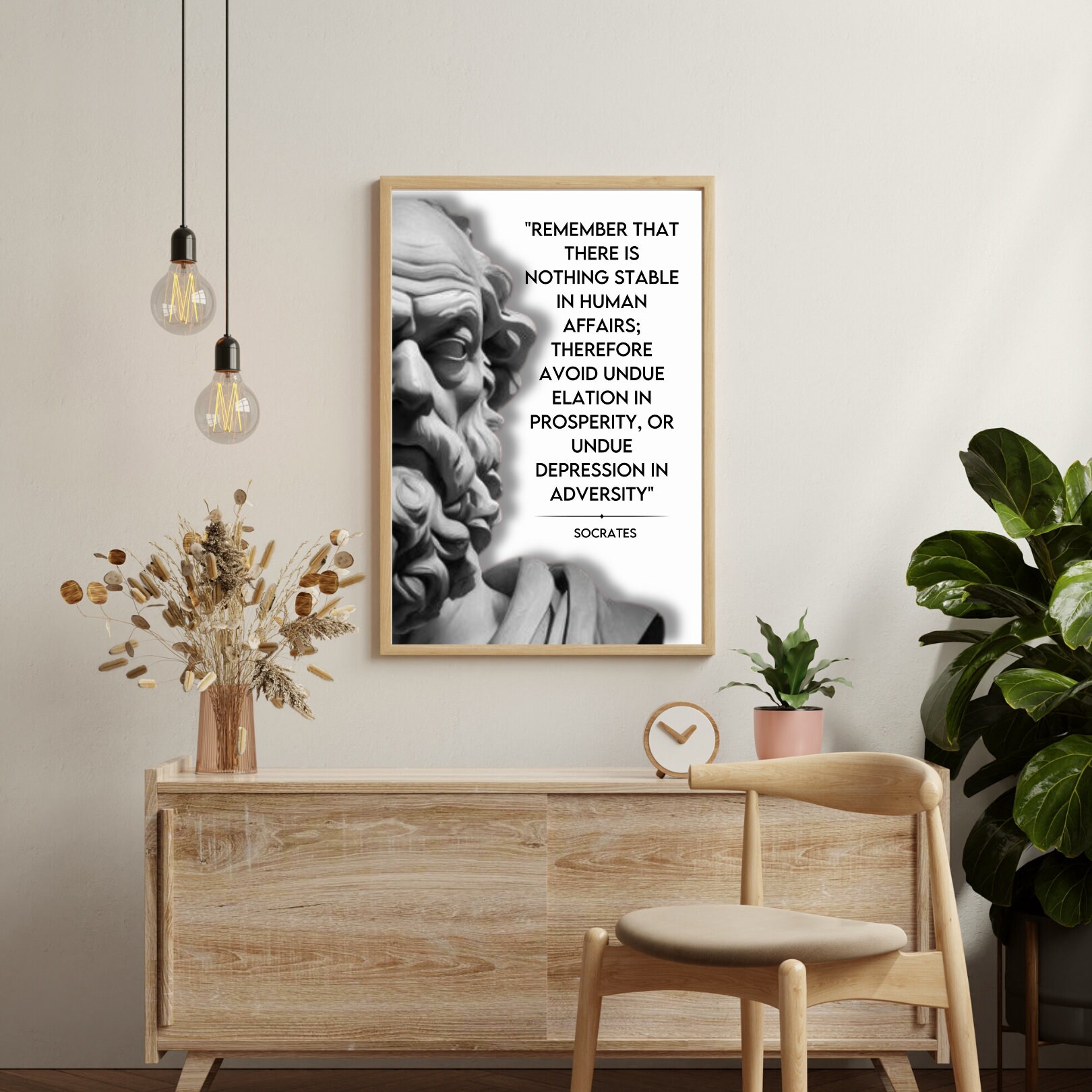 Socrates Quote Poster, Socrates Quote Wall Art, Athenian Philosopher ...
