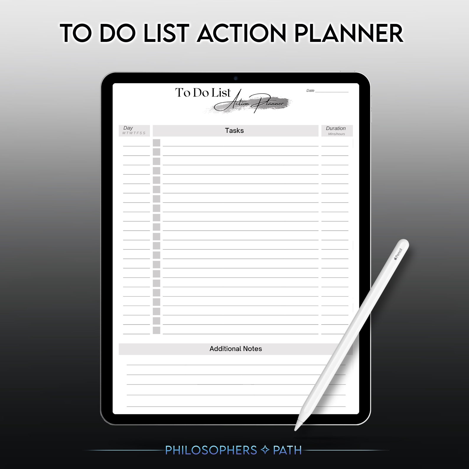 Ultimate Action Planner Bundle, Digital Planner, Printable Planner ...