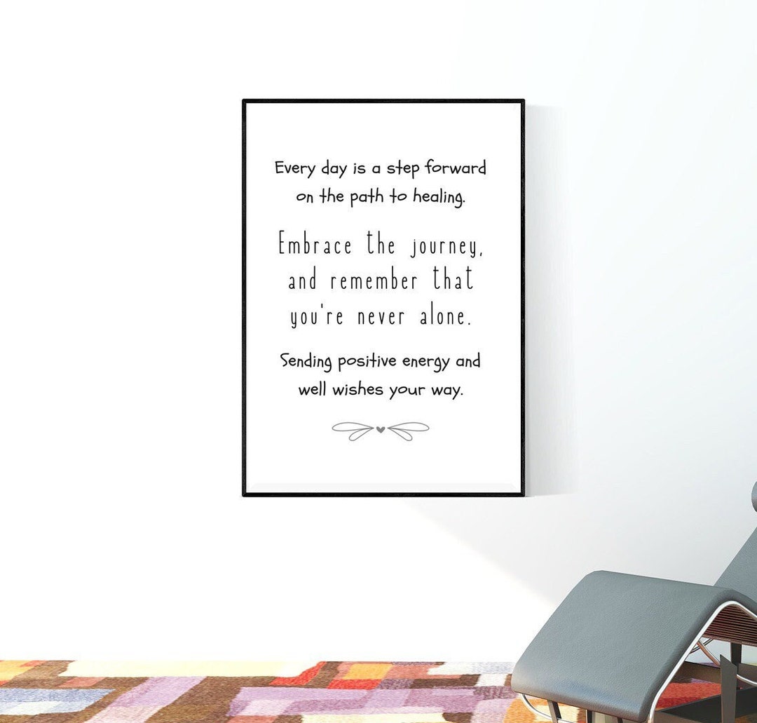 Positive Sentences for Patients for Recover Speedy Wall and - Etsy