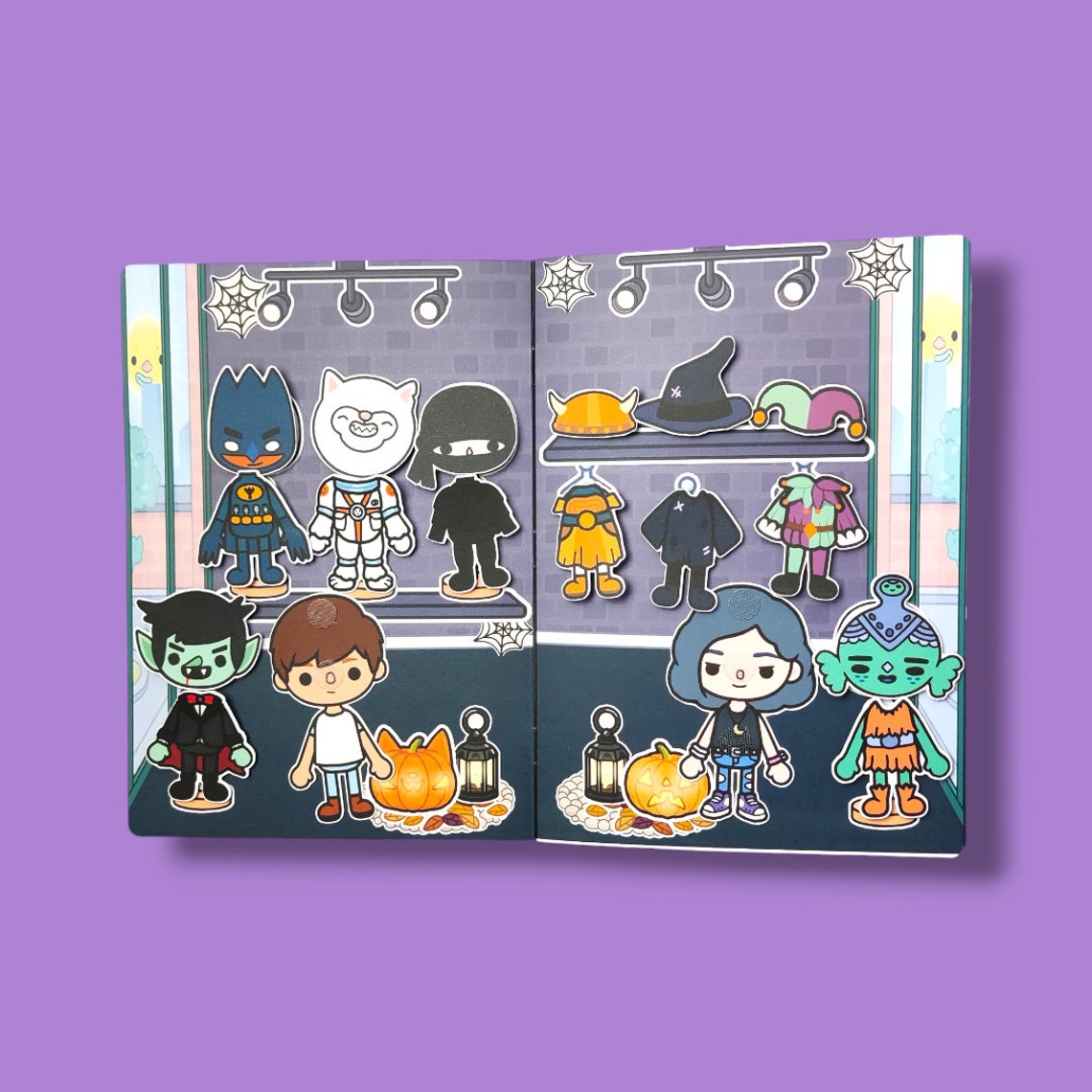 Toca Boca Quiet Book, Paper Dolls, Toca Boca Book, Toca Boca Paper Doll ...