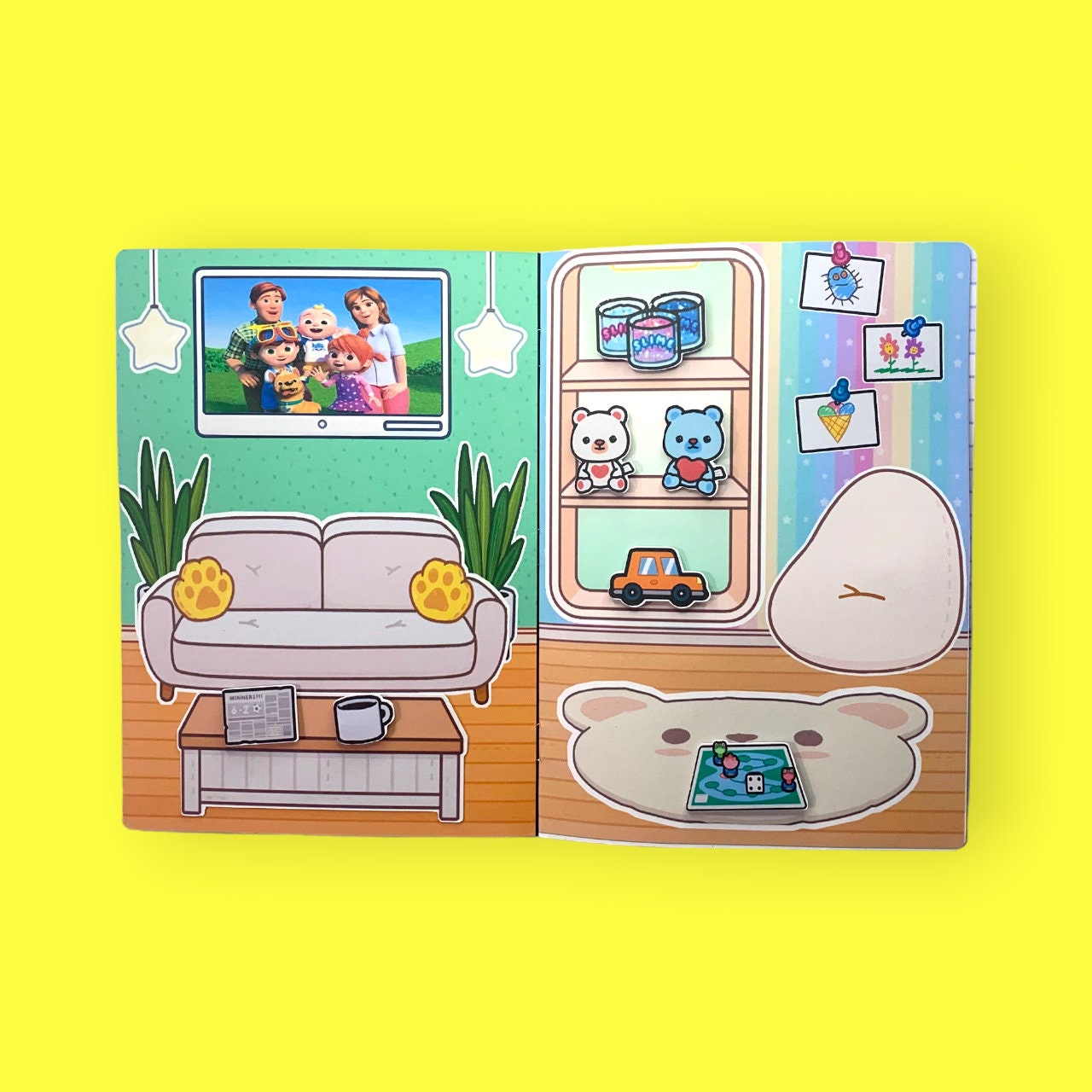 Printable Toca Boca Coco Family Paper House Doll Easy DIY - Etsy UK