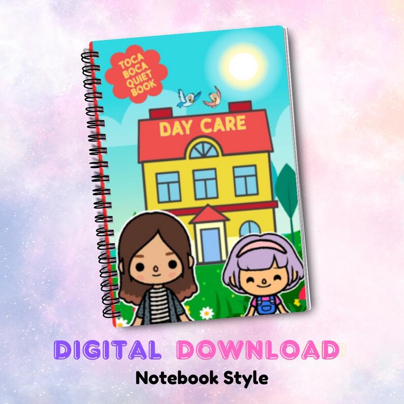 Toca Boca Daycare Busy Book Printable for Toddlers Preschool Quiet Book ...