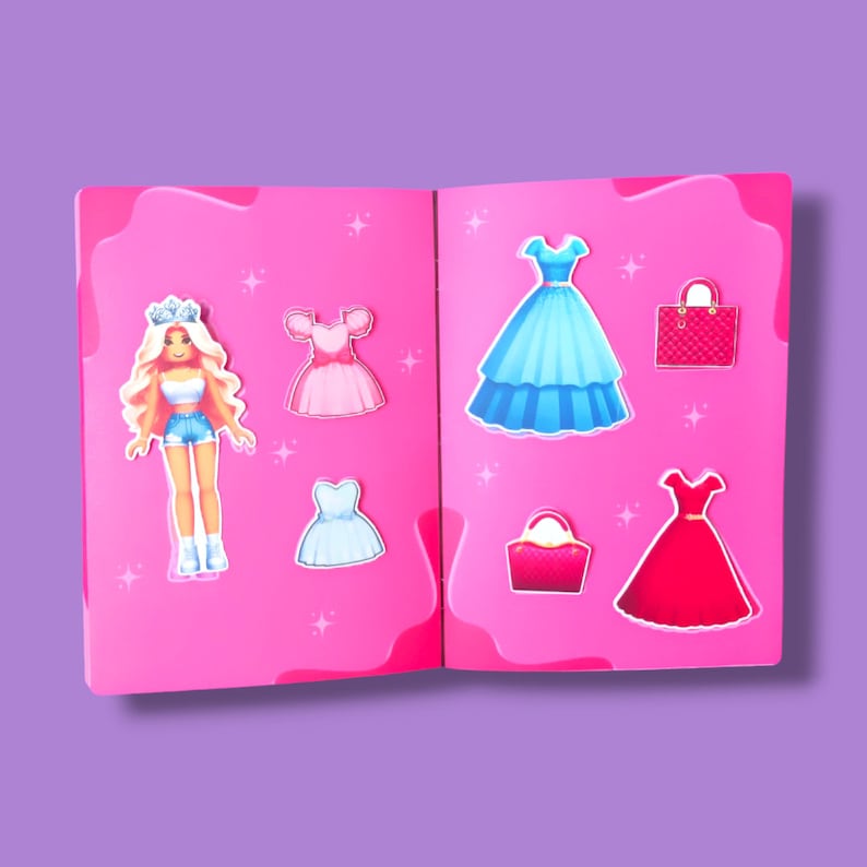 Roblox Princess Paper Doll Collection Quiet Book Kids DIY Craft - Etsy UK