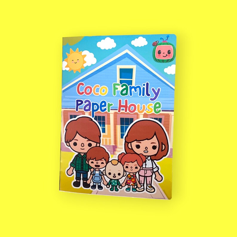 Printable Toca Boca Coco Family Paper House Doll Easy DIY - Etsy UK