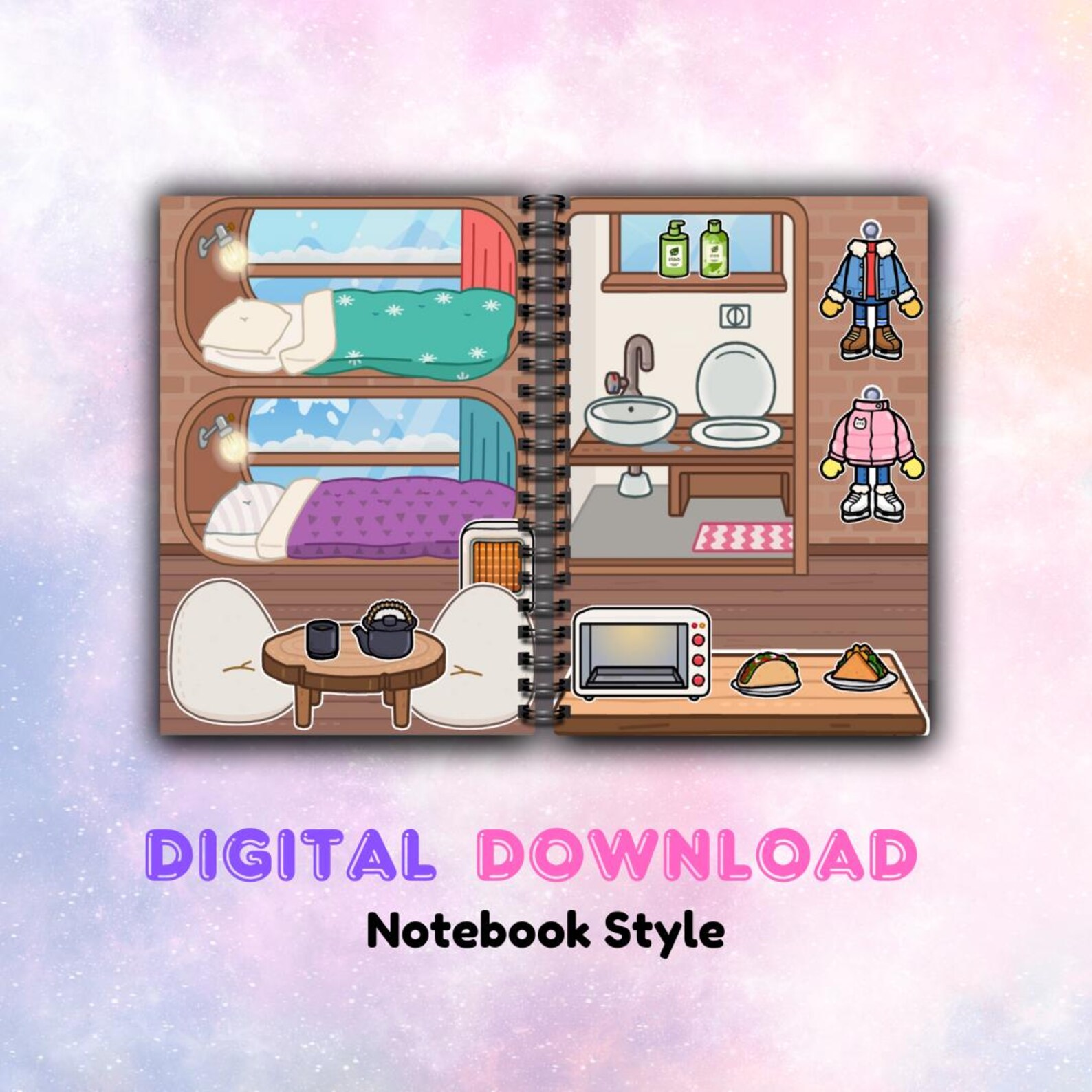 Toca Boca Paper Doll, Toca Boca Quiet Book, Paper Dolls, Toca Boca Book ...