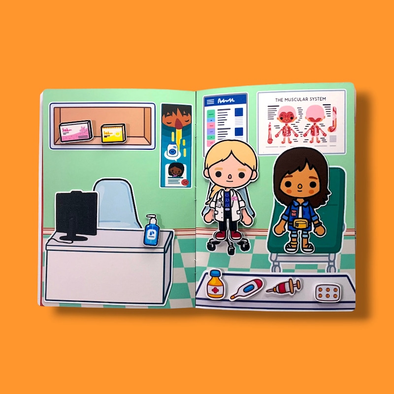 Paper Doll Toca Boca Characters - Etsy