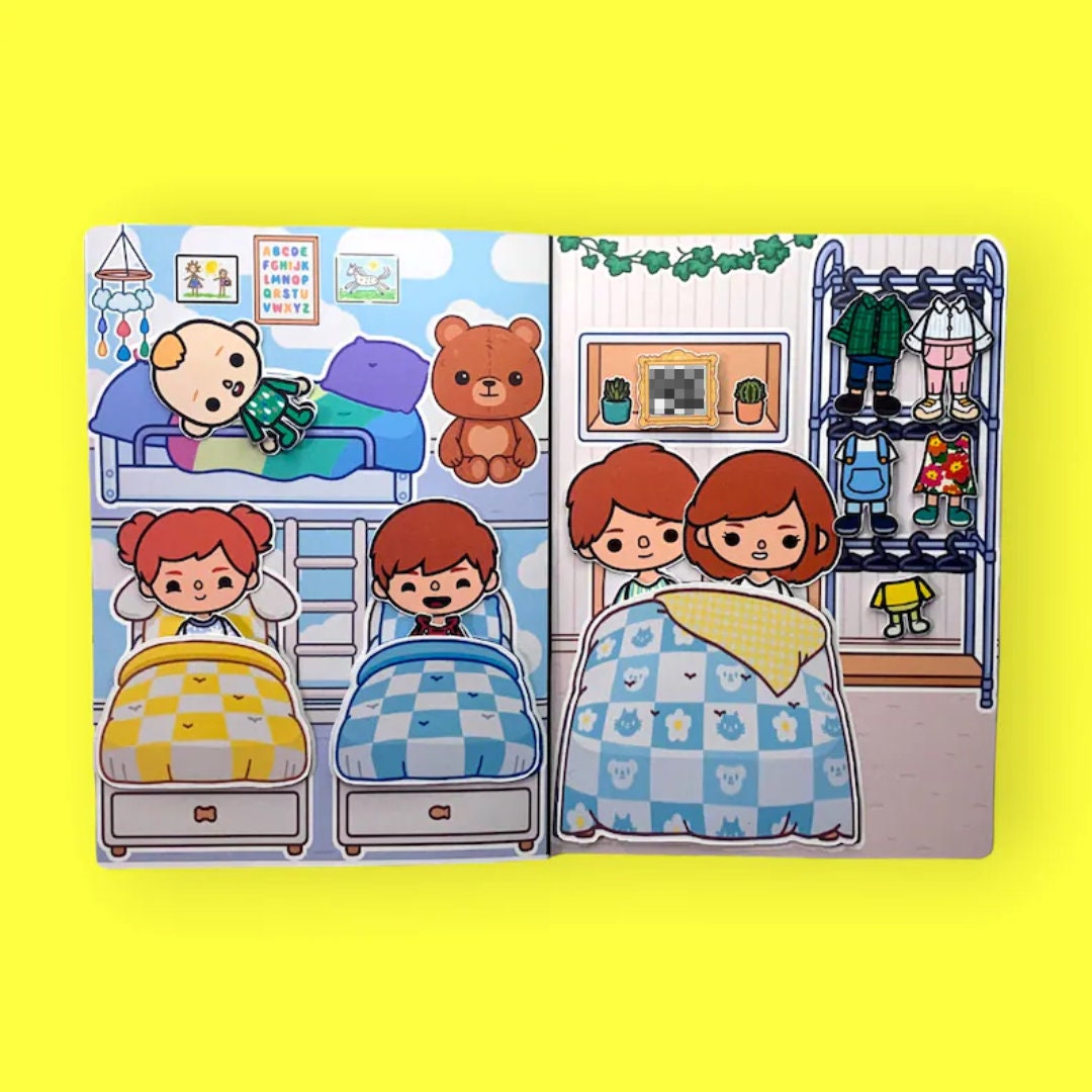 Toca Boca Book, Toca Boca Quiet Book, Toca Boca Paper Doll, Toca Boca ...