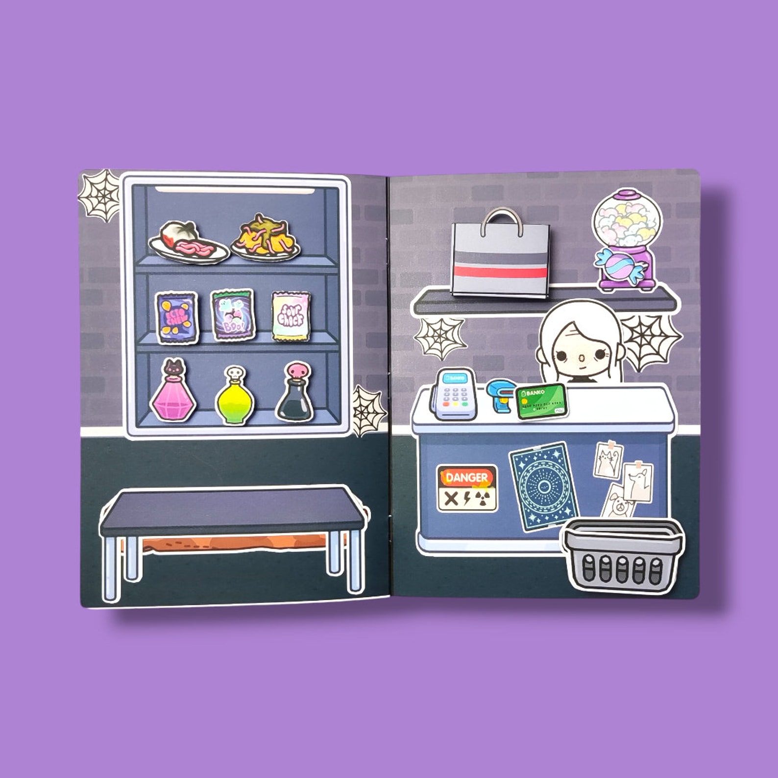 Toca Boca Quiet Book, Paper Dolls, Toca Boca Book, Toca Boca Paper Doll ...