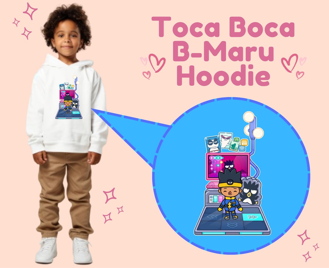 Toca Boca Life World Kids Pullover Fleece Hoodie for Gifts in B-maru ...