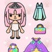 Toca Boca Princess Dress up Paper Doll Printable Template - Etsy
