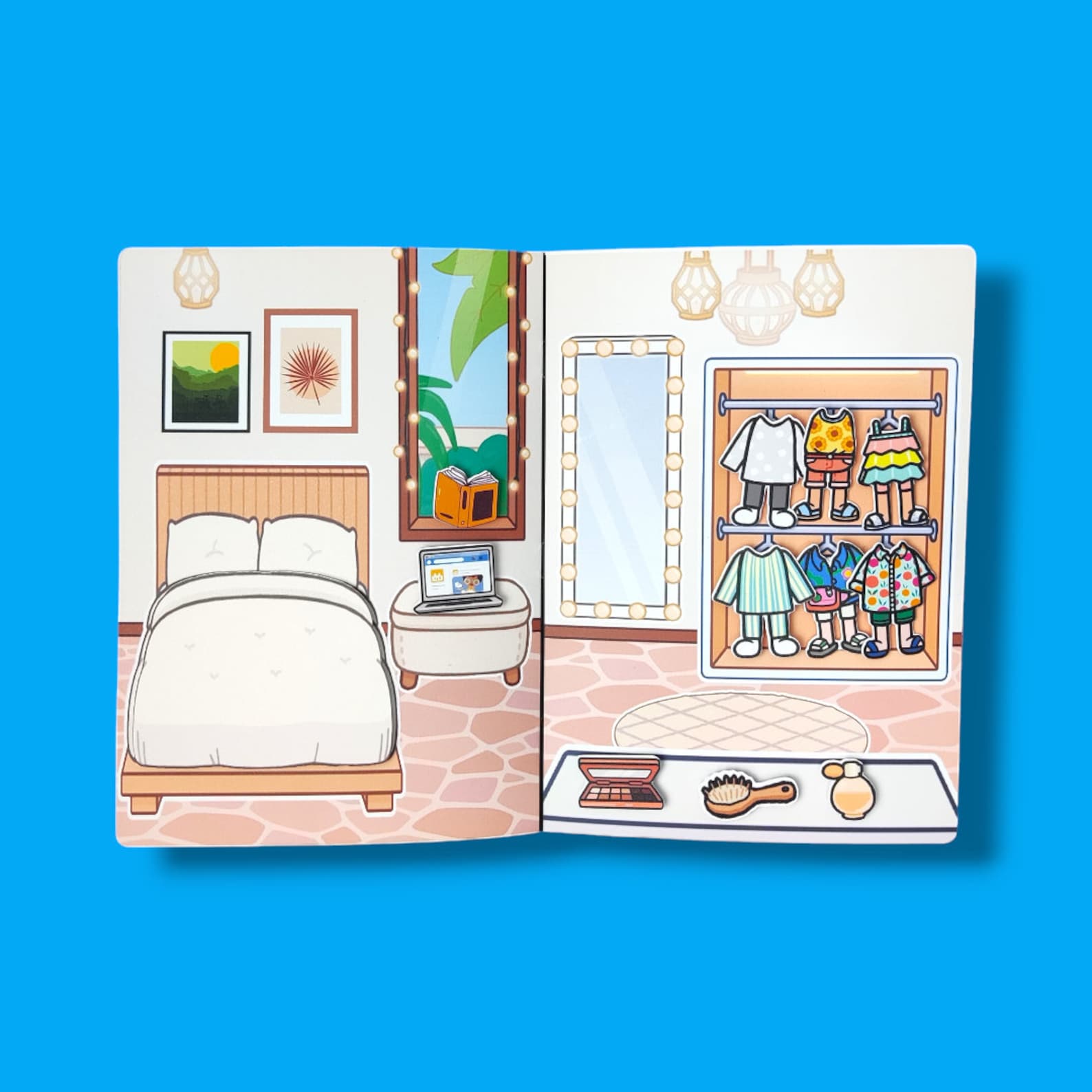 Toca Boca Quiet Book Beach House Paper Doll Template Printable Activity ...