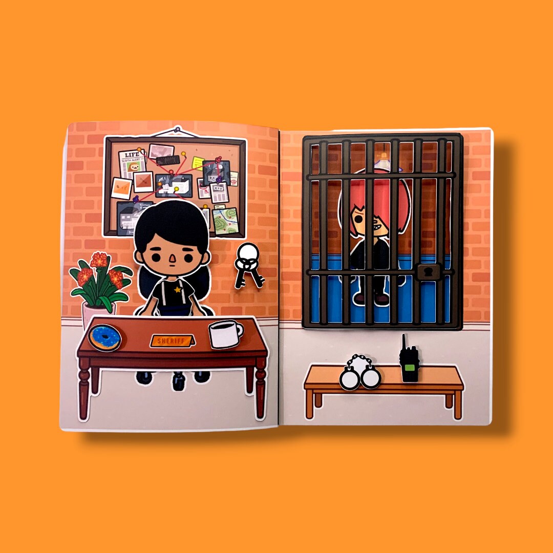 Toca Boca Quiet Book Printable Paper Doll Template Community Helper ...