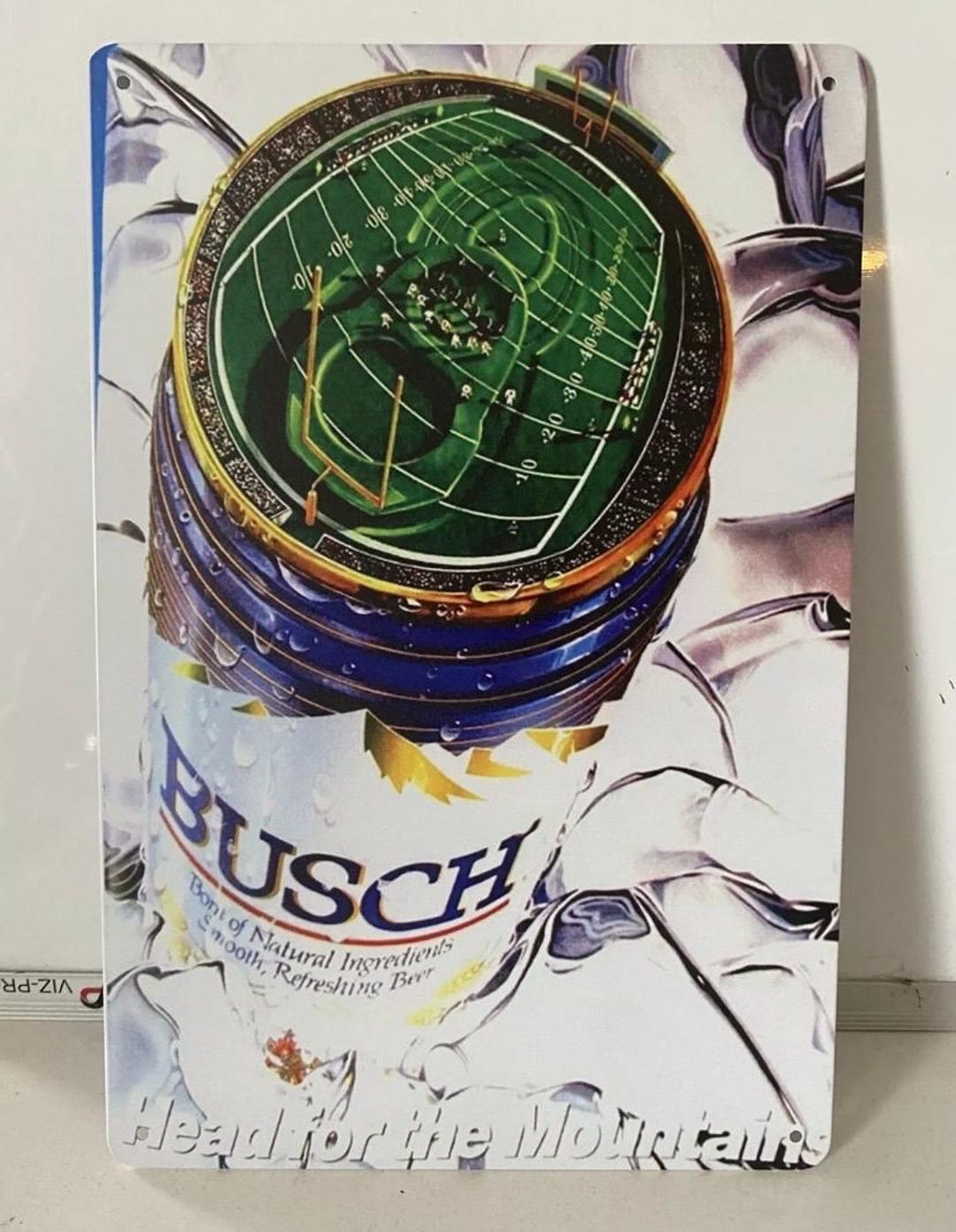 Busch Light - Busch Beer NFL Metal Sign - Football - Etsy
