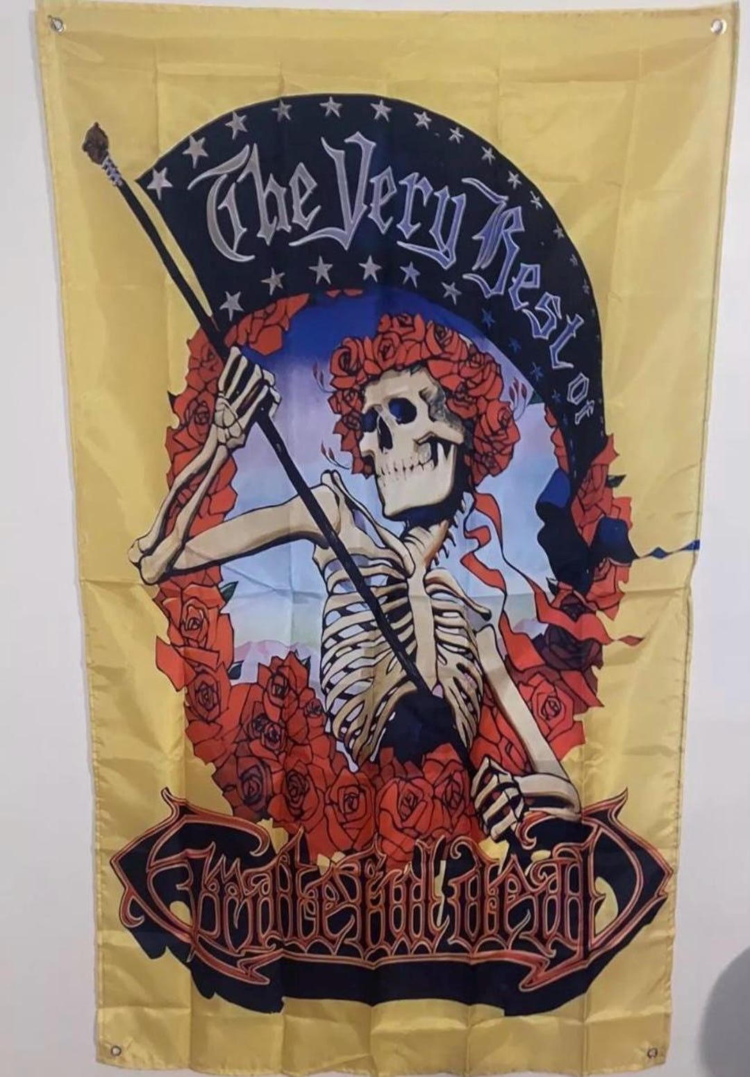 Grateful Dead Flag / Banner - Jerry Garcia - Dead & Company - Etsy