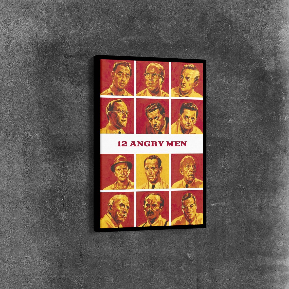 12 Angry Men Movie Poster, 12 Angry Men Wall Decor, 12 Angry Men Poster ...