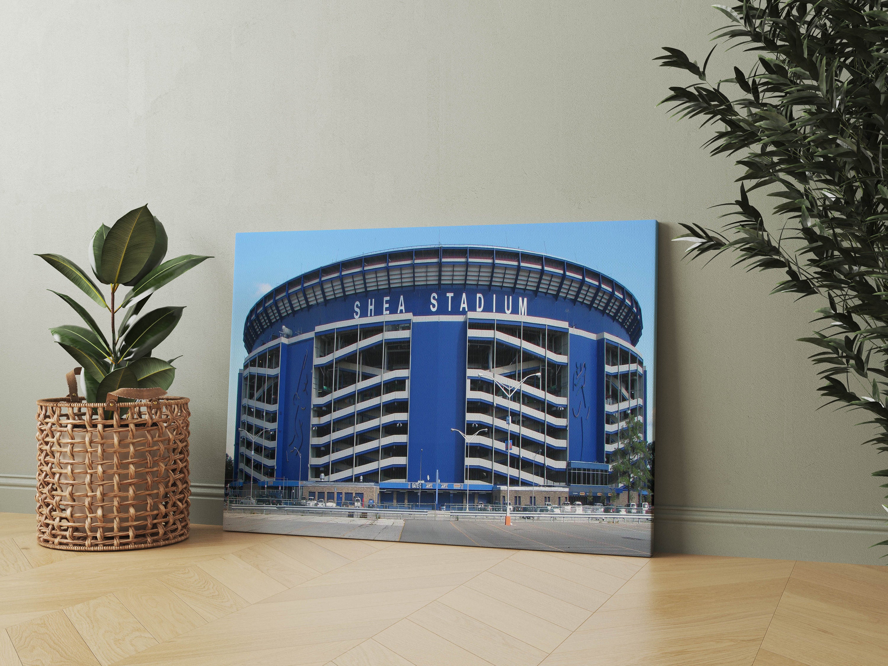 Shea Stadium Poster/canvas, Seat View, New York Mets Ballpark, Modern ...