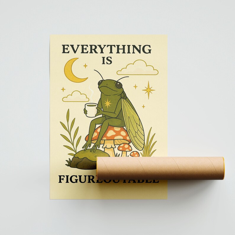 Inspirational Grasshopper Poster – "everything is Figureoutable" Wall ...