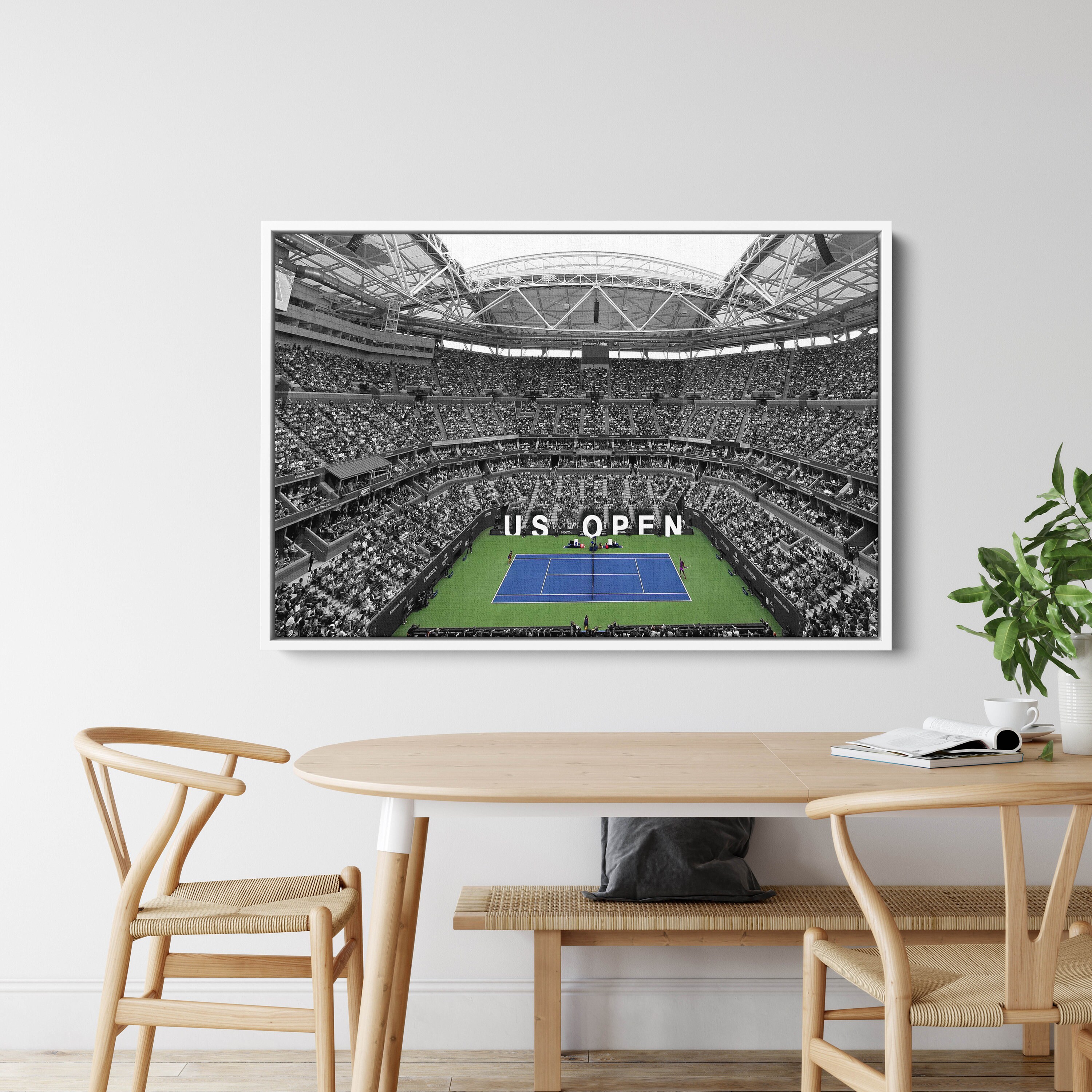 US Open Poster Print Canvas Wall Art Gift Tennis Art New York Poster ...