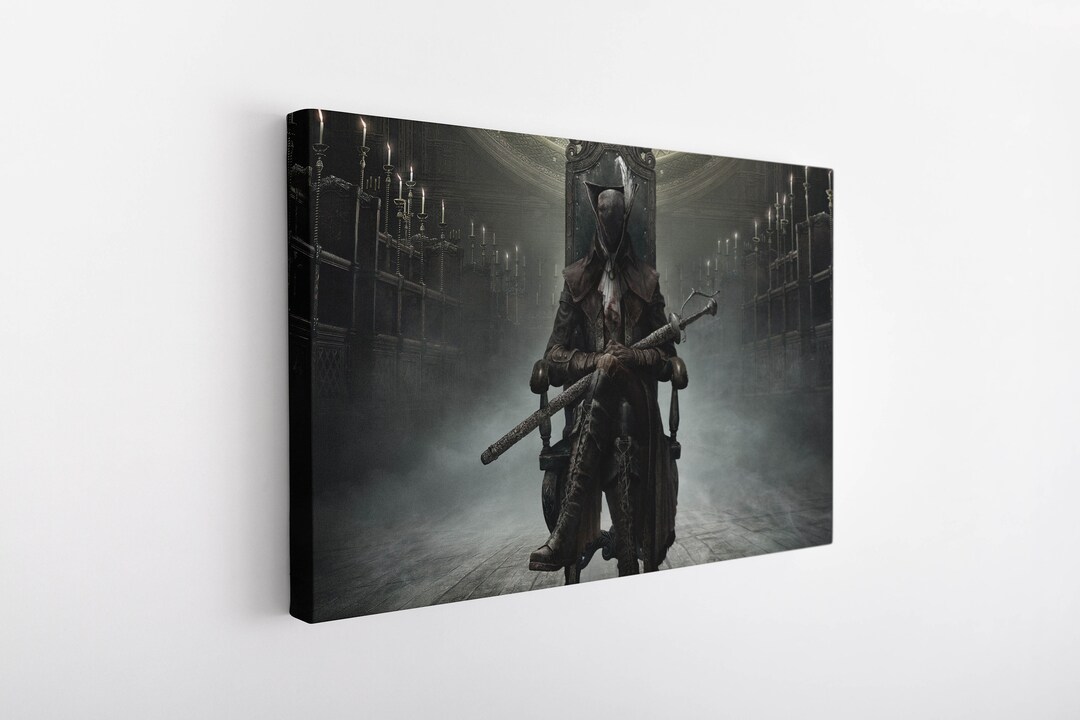 Bloodborne Poster, Lady Maria Wall Art, Rolled Canvas Print, Game ...