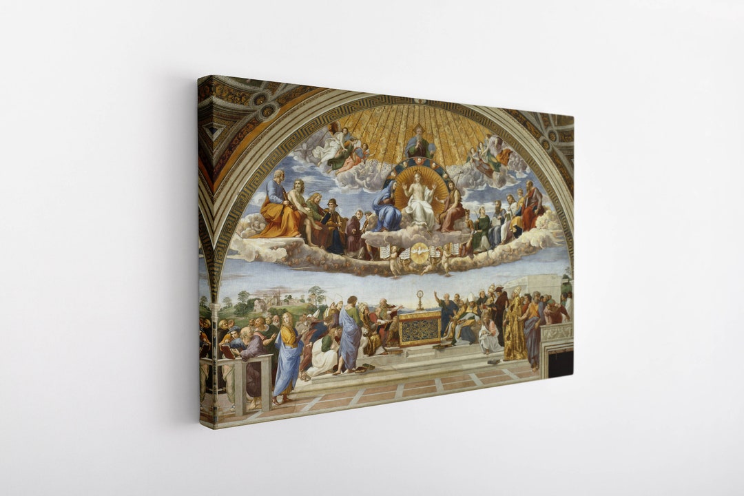 Raphael's Disputation of the Holy Sacrament (ca. 1509–1510) Raphael ...