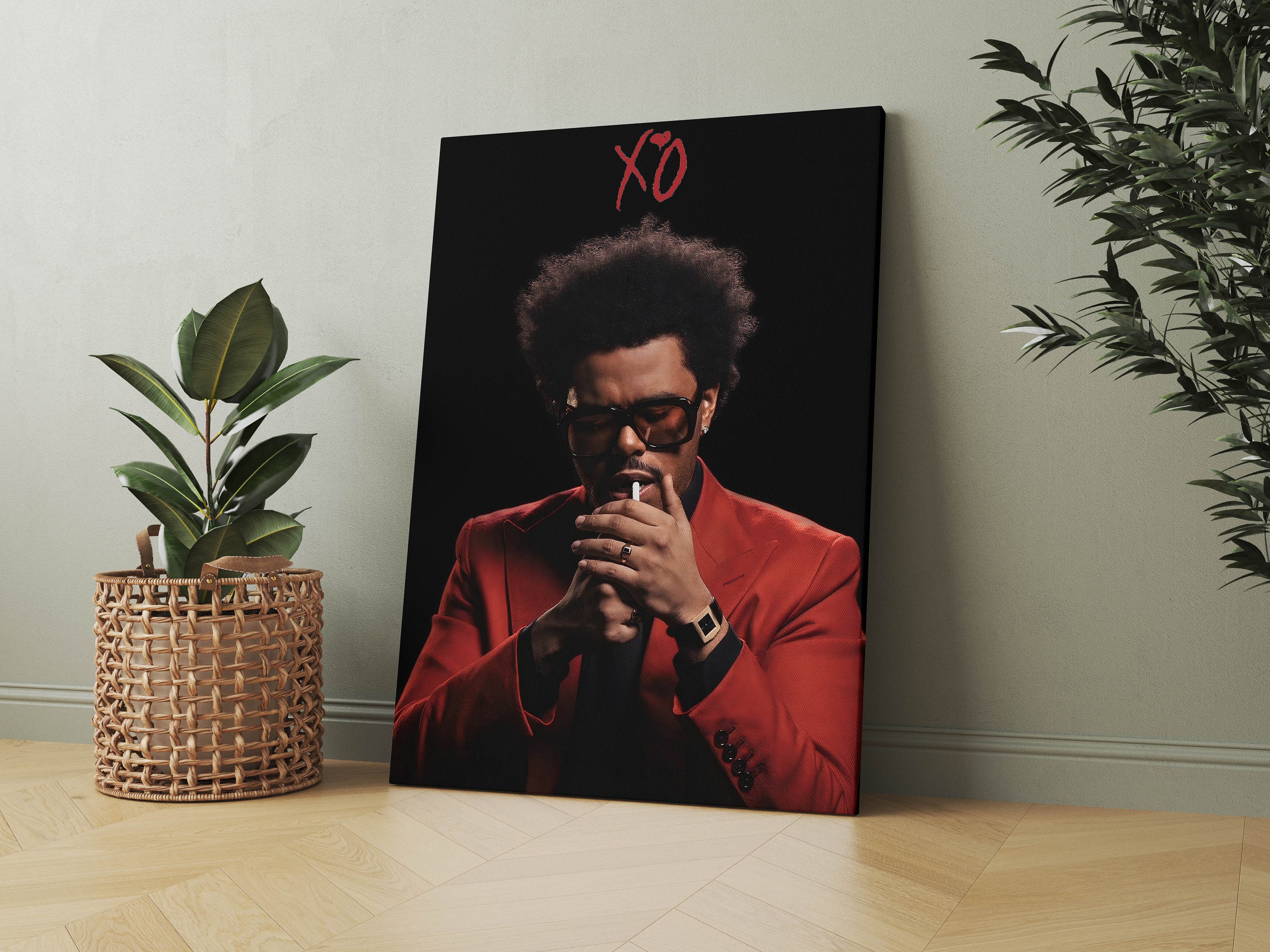 He Weeknd Canvas, the Weeknd Canvas Wall Art, the Weekend Portrait ...