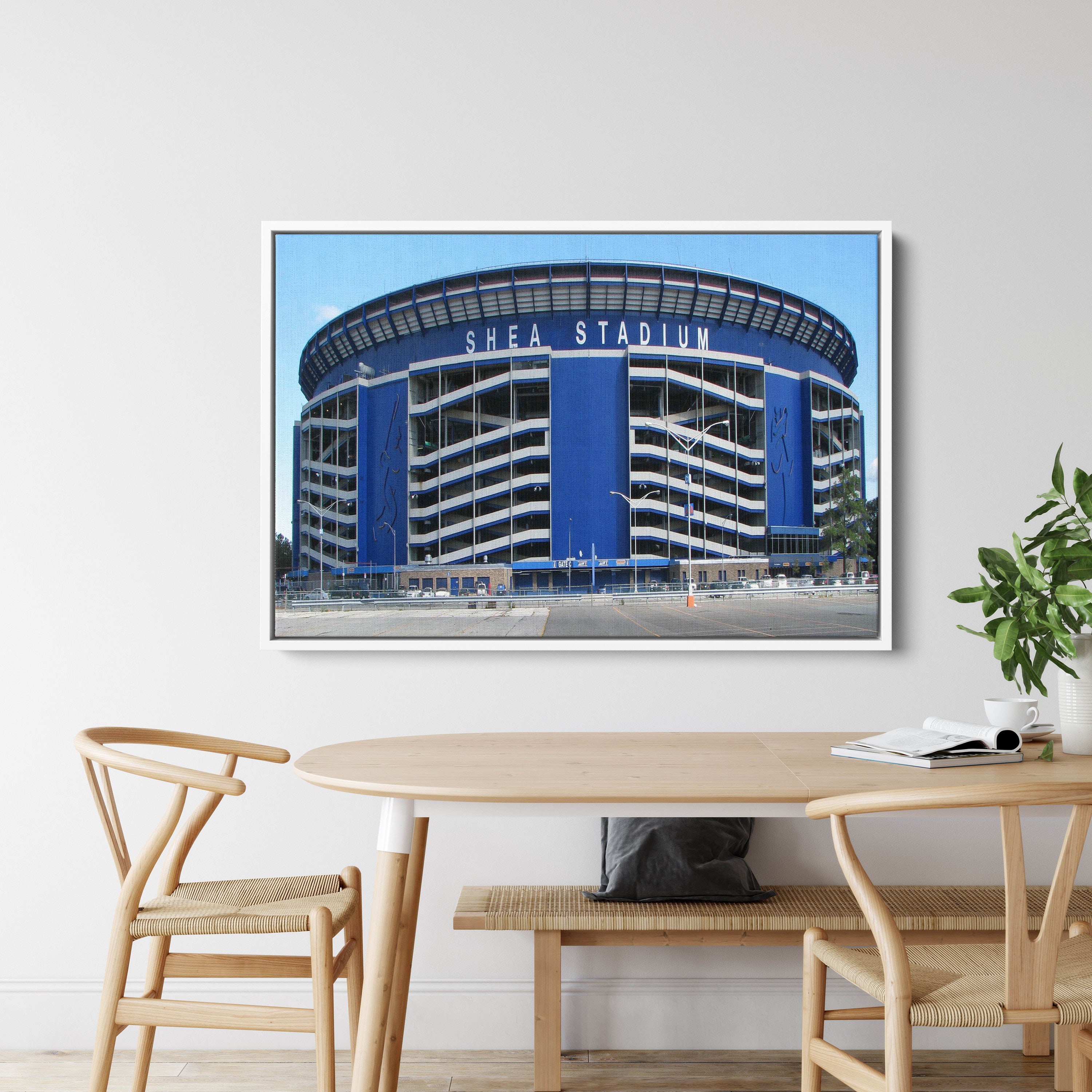 Shea Stadium Poster/canvas, Seat View, New York Mets Ballpark, Modern ...