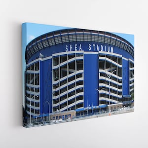 Shea Stadium Poster/canvas, Seat View, New York Mets Ballpark, Modern ...
