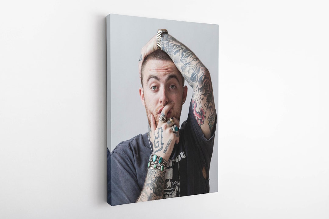 Mac Miller Poster, Mac Miller Canvas, Music Canvas, Digital Art Canvas ...