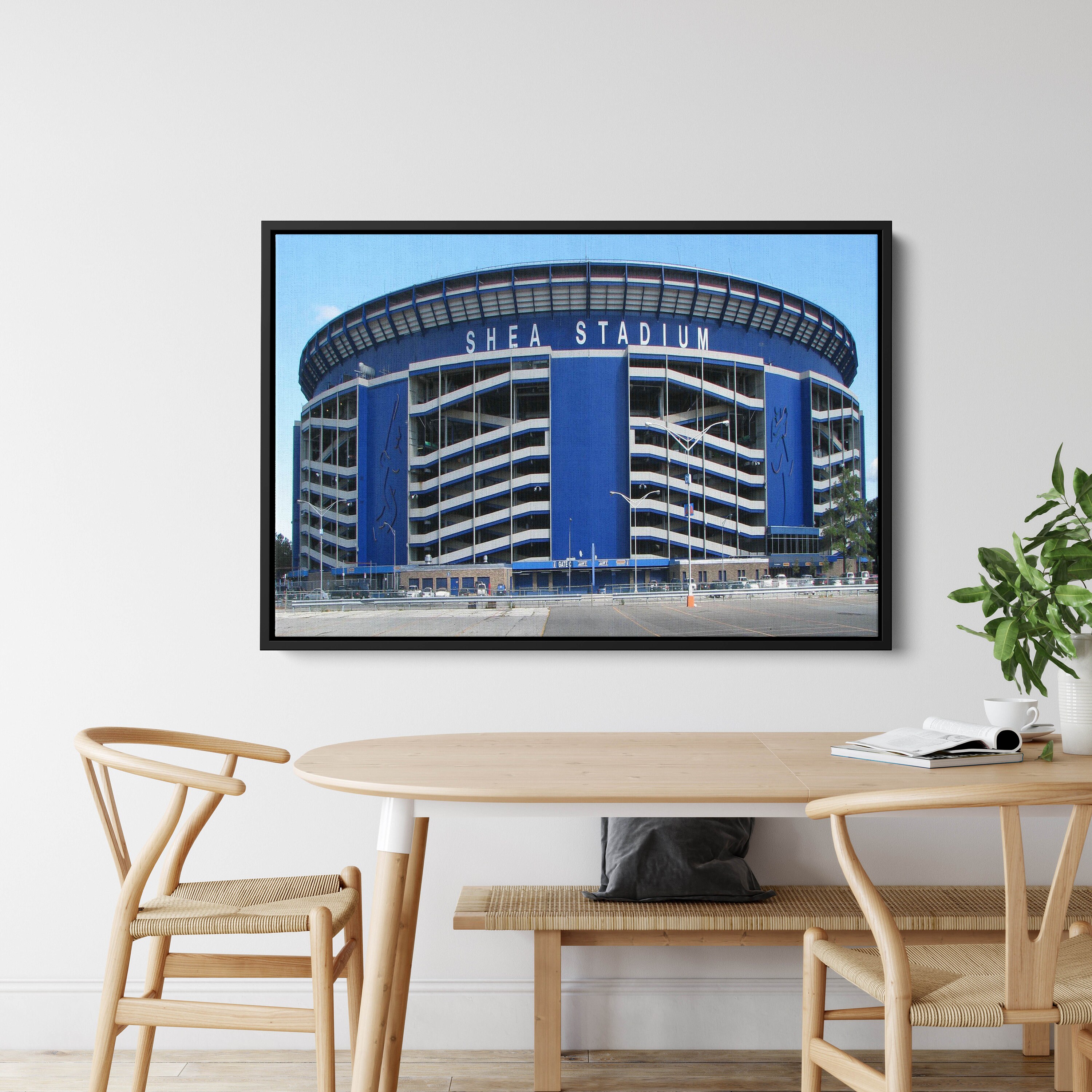 Shea Stadium Poster/canvas, Seat View, New York Mets Ballpark, Modern ...