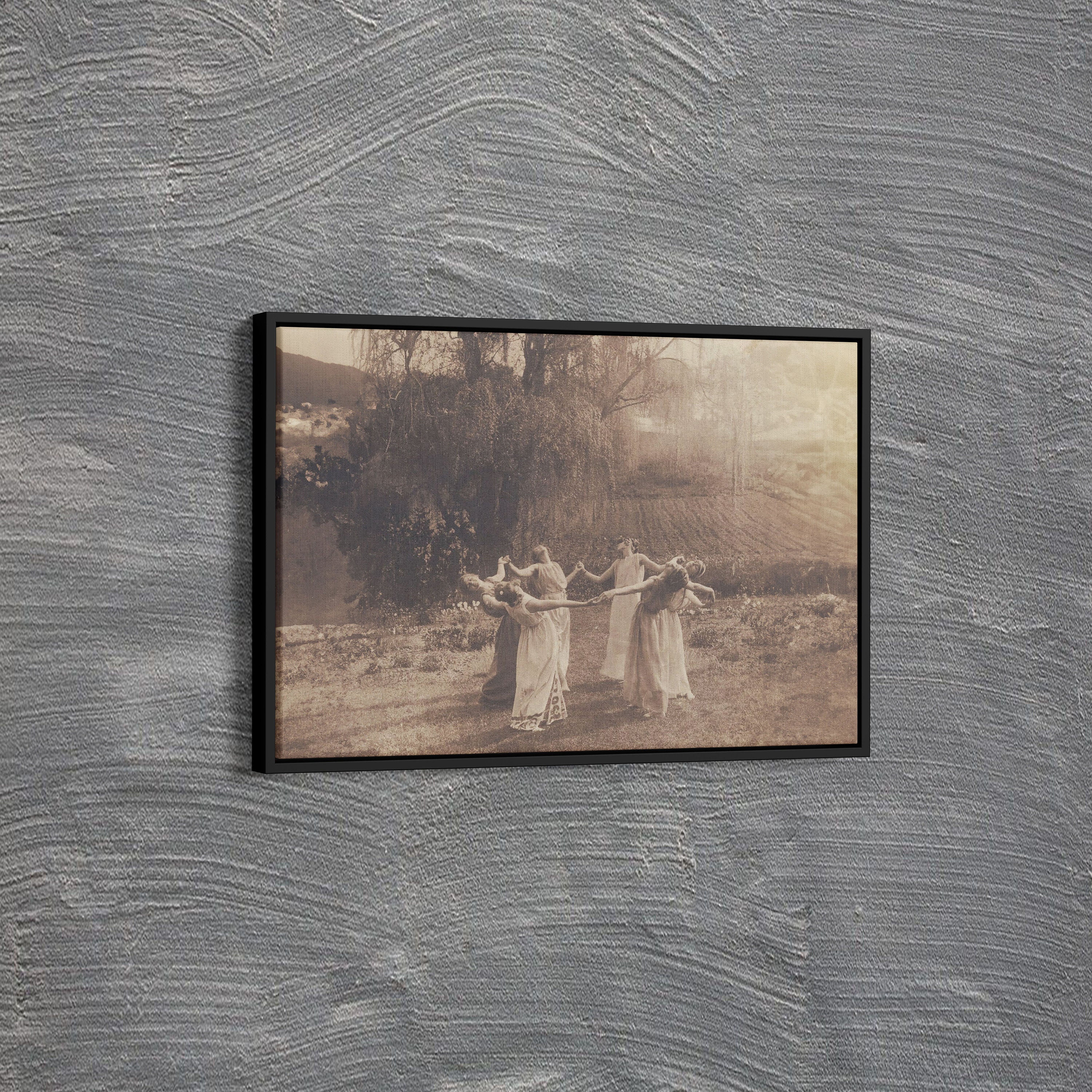 Circle of Witches, Antique Photograph, Vintage Women Dancing Art Print ...