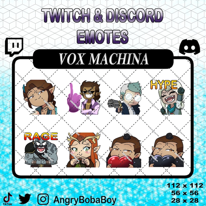 Discord Emotes | Twitch Emotes : Vox Machina, Dungeons&dragons ...